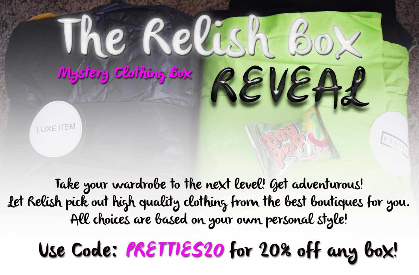 Relish Clothing Mystery Box Reveal + Relish Coupon Code