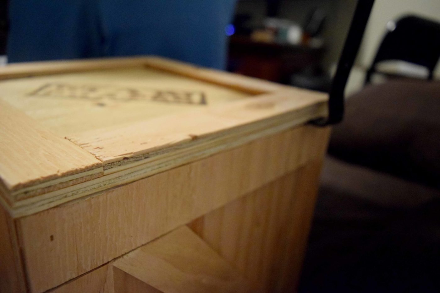 Man Crates - He Has To Pry Open The Crate To Get His Gifts! - But First ...