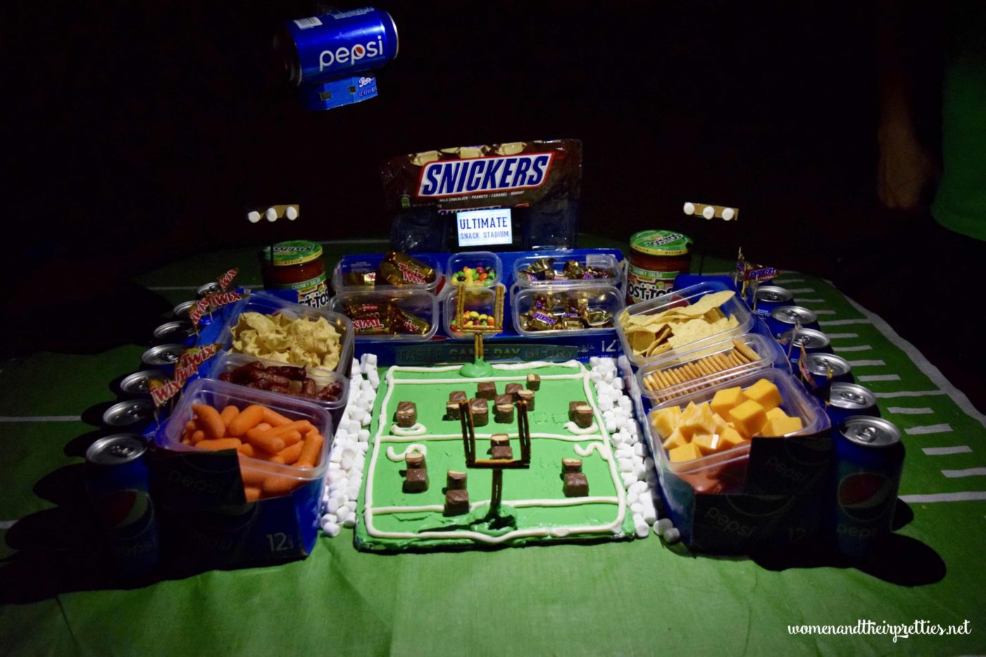 How To Build The ULTIMATE Snack Stadium for the Big Game - A Step By ...