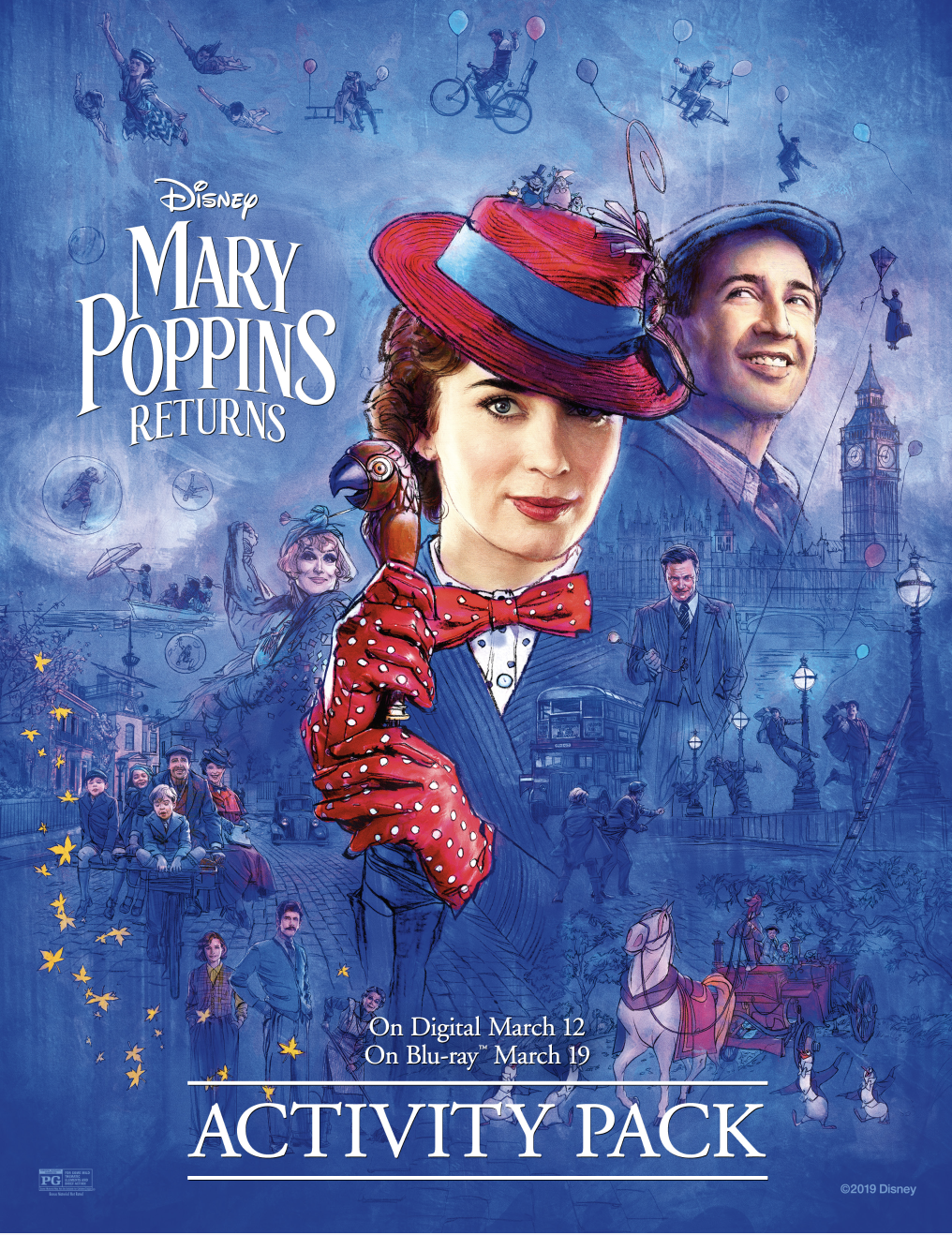FREE Mary Poppins Returns Activity Sheets: Coloring pages, games, and ...