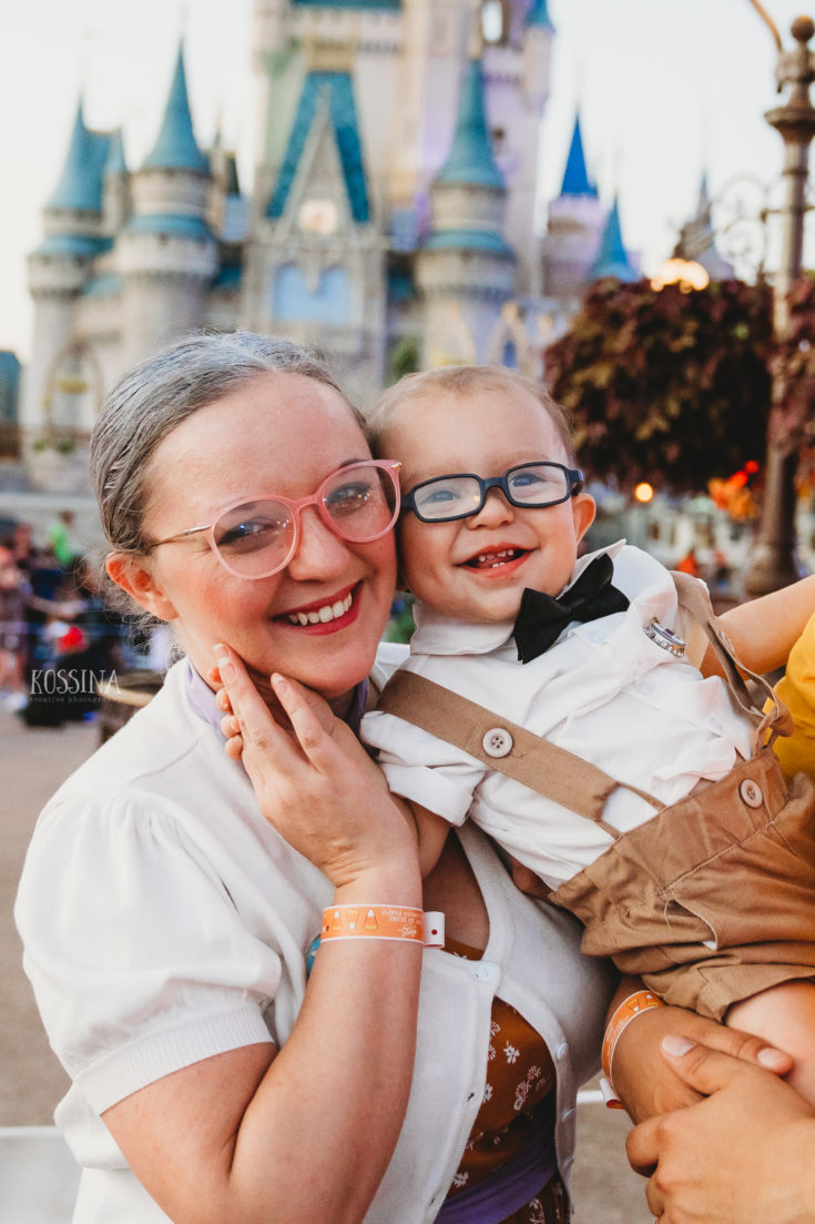 Pixar's Up Family DIY Costumes: Russel, Carl, and Ellie - But First, Joy