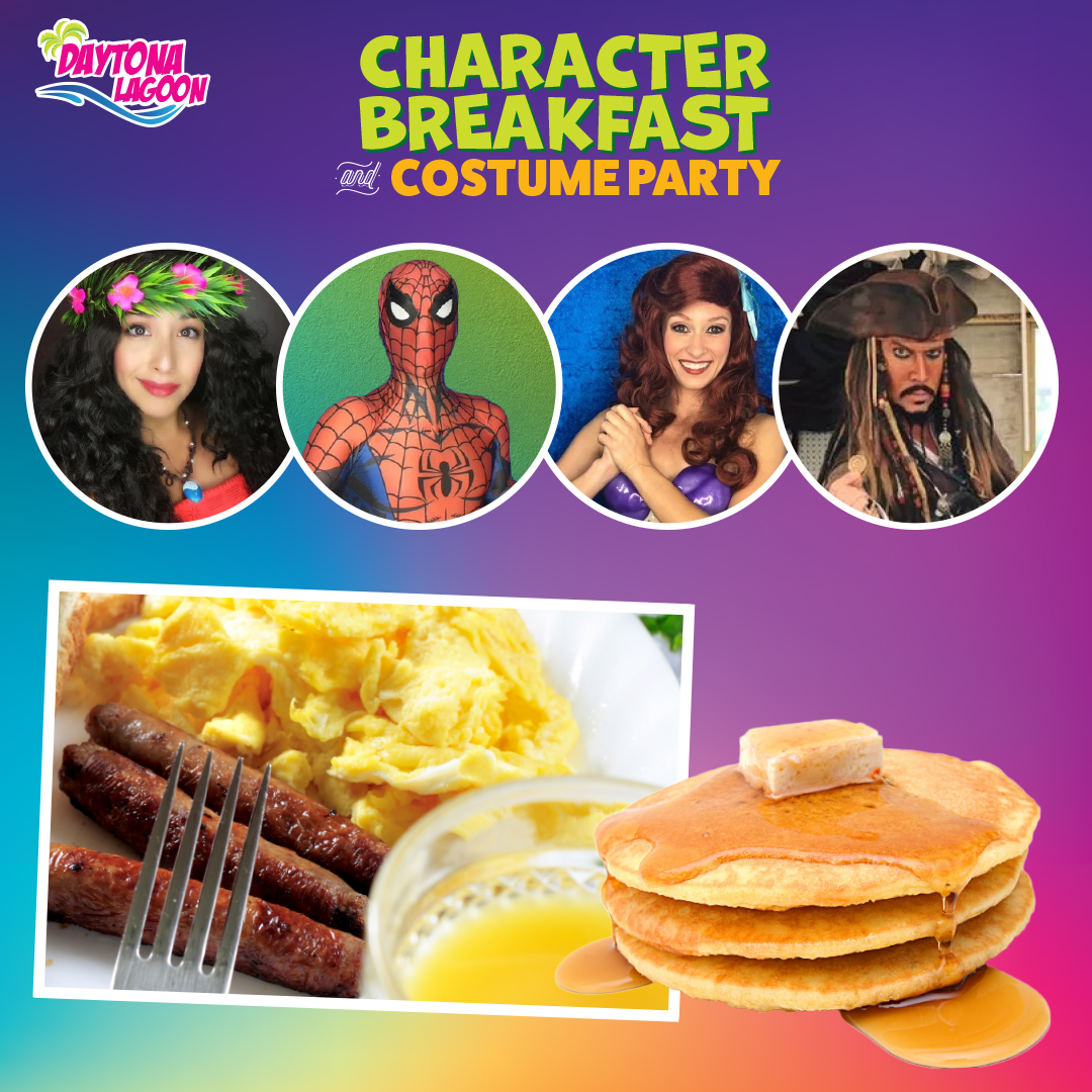 GIVEAWAY: Daytona Lagoon Character Breakfast & Costume Party - But ...