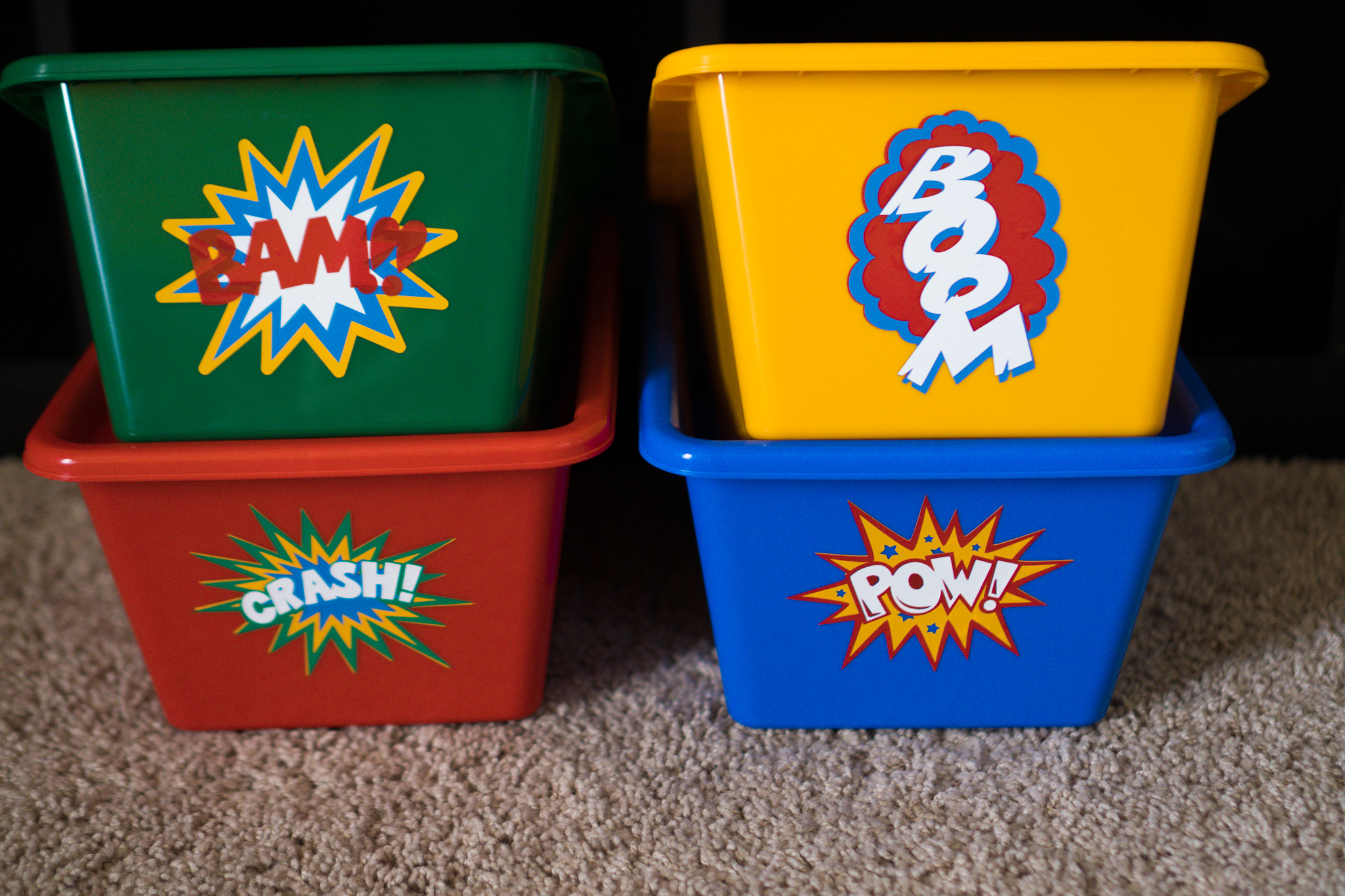 Superhero Comic Bubble Vinyl Decals – Made With Cricut Joy