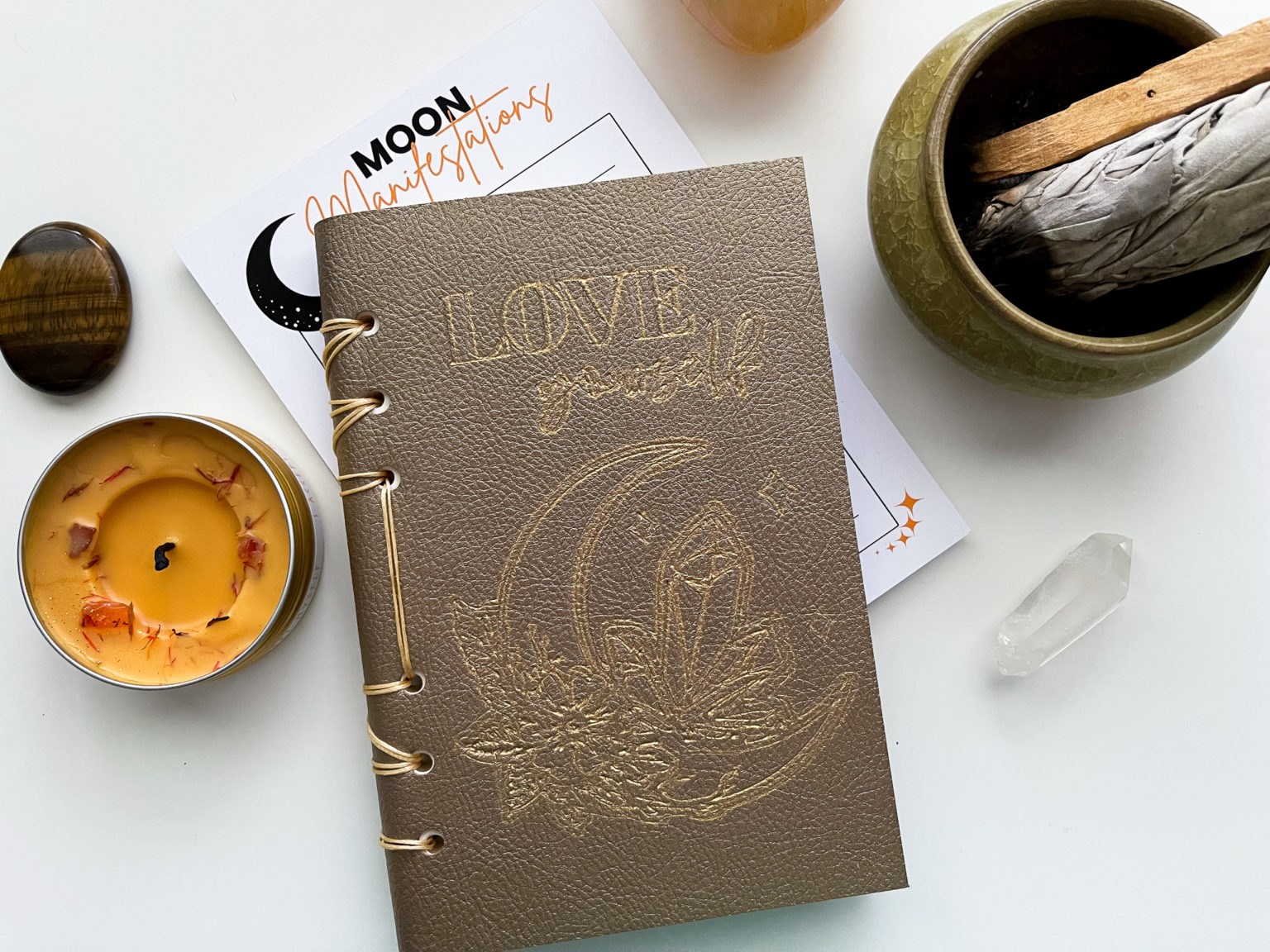 How To Make a Homemade Leather Journal with Cricut Maker 3 - But First, Joy