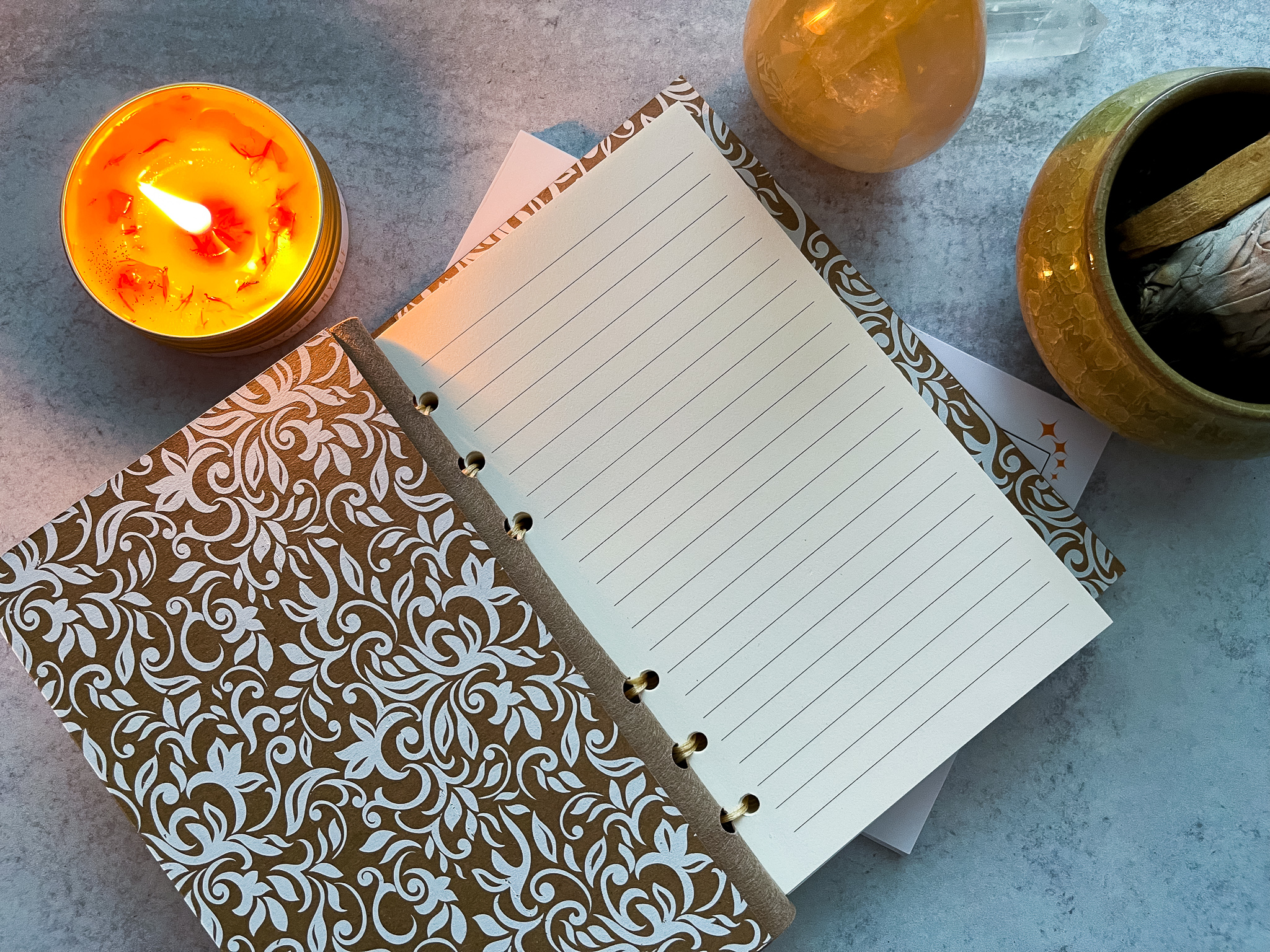 How To Make a Homemade Leather Journal with Cricut Maker 3 - But First, Joy